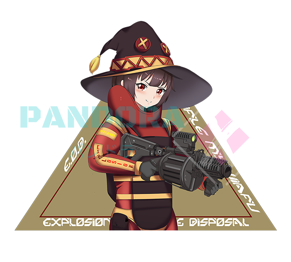 Megumin velcro patches – Pandora-X